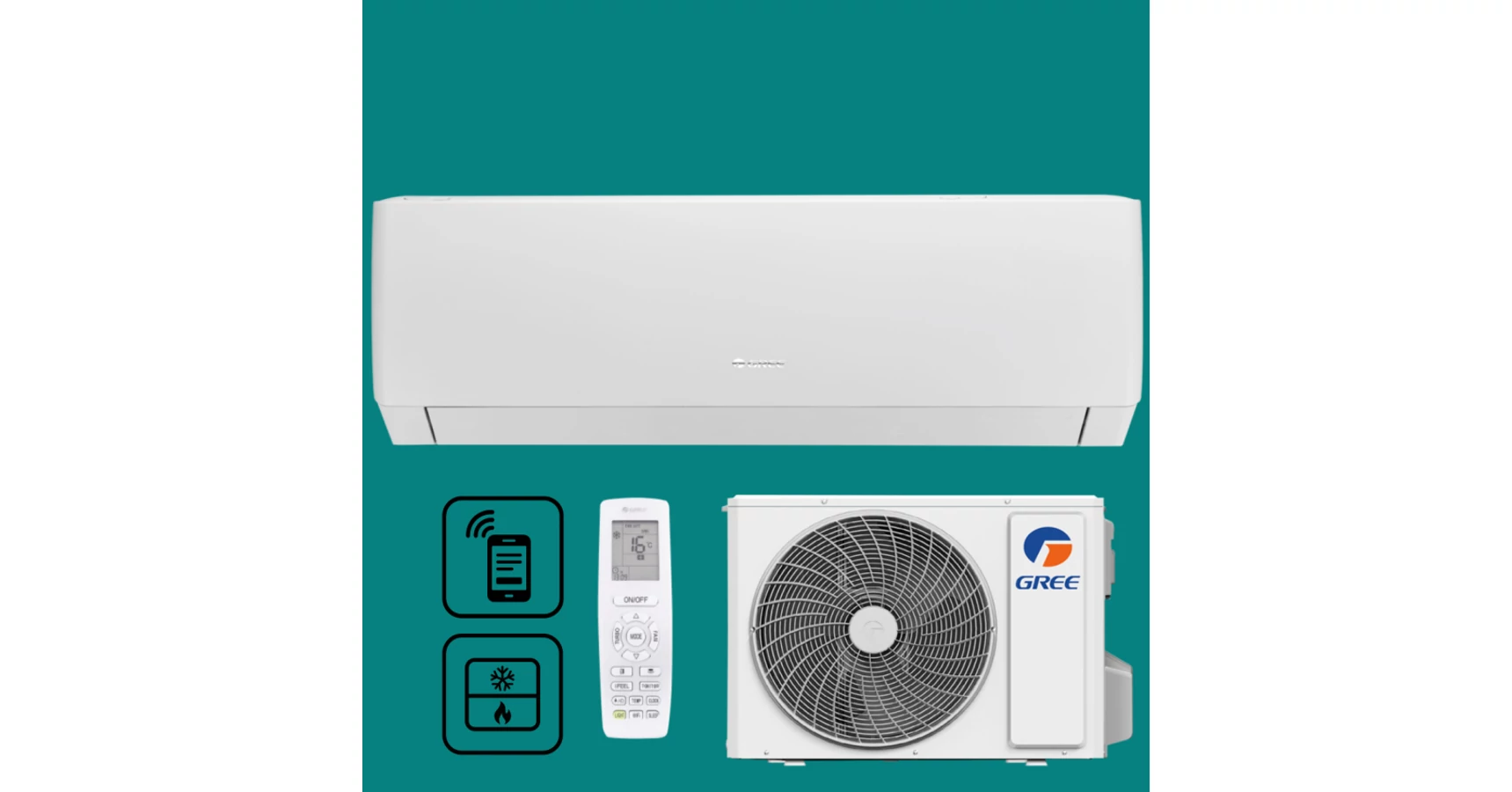 GREE PULSE 3,2KW KLÍMA SZETT - GREE - KlímaTelep Webshop